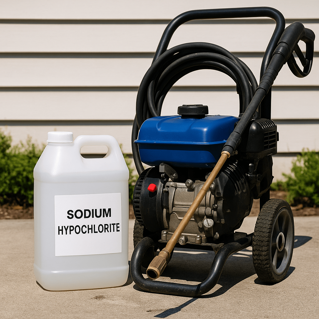 What Is SH in Pressure Washing? Sodium Hypochlorite Explained